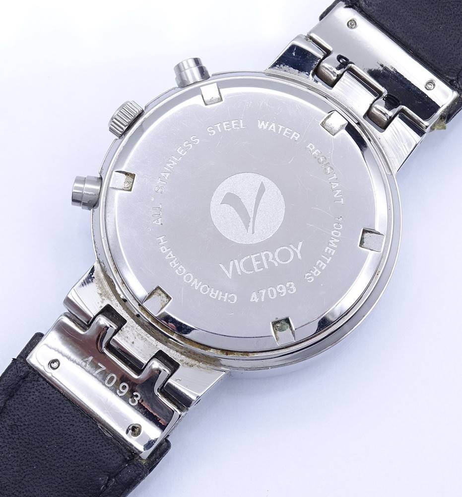 | Armbanduhr Viceroy Chronograph 100 Meters, Edelstahl, D. 36mm ...
