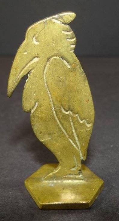 Bronze-Rabe, wohl Gluttöter, H-6 cm | Auktionshalle Cuxhaven GBR®