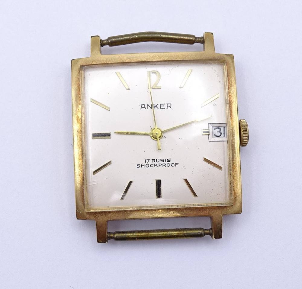 344.Versteigerung-Nachverkauf | Armbanduhr "Anker", mechanisch, Werk ...