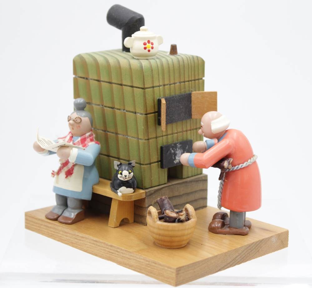 350.Varia Versteigerung-Nachverkauf | Räuchermännchen, Opa am Ofen, RG ...